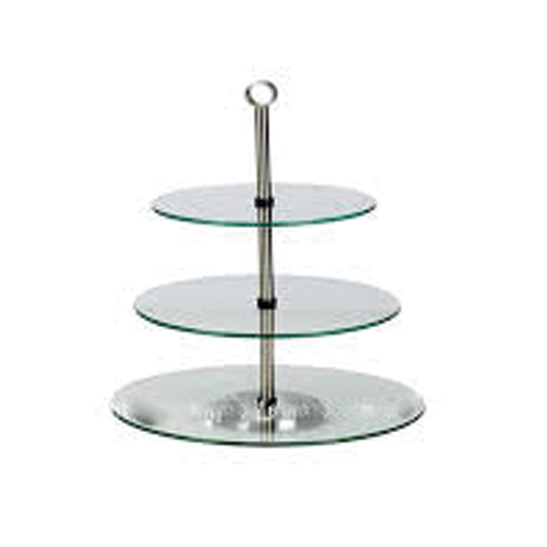 3-Tier Glass Server – Eco Prima Home and Commercial Kitchen Supply