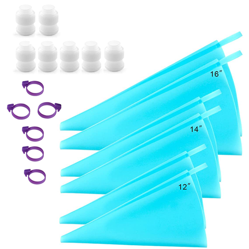 Silicone Reusable Piping Bag Set – Eco Prima Home and Commercial ...