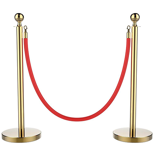 Gold Classic Stanchion Stand – Eco Prima Home and Commercial Kitchen Supply